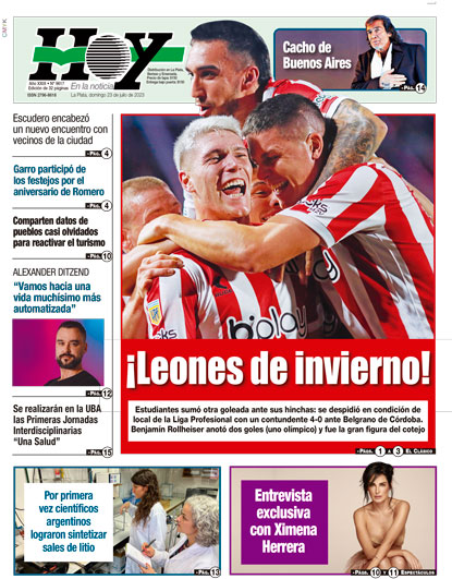 Edición Impresa - Diario Hoy
