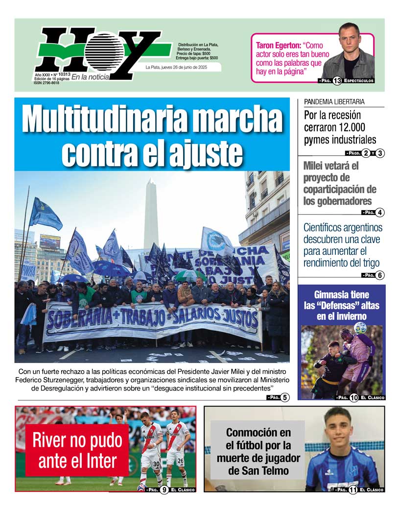 Edición Impresa - Diario Hoy